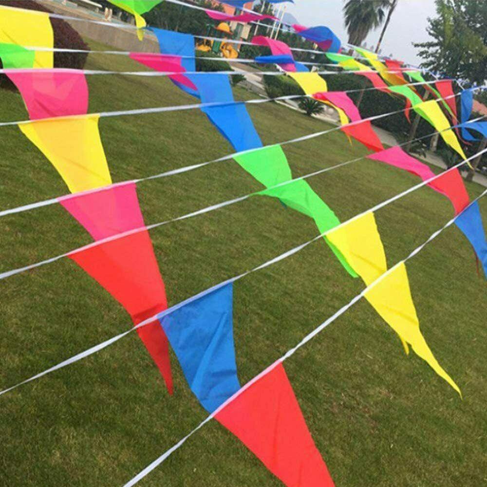 33 Feet 20 Flags Multi Colour Bunting Banner Home Garden Party Event ...