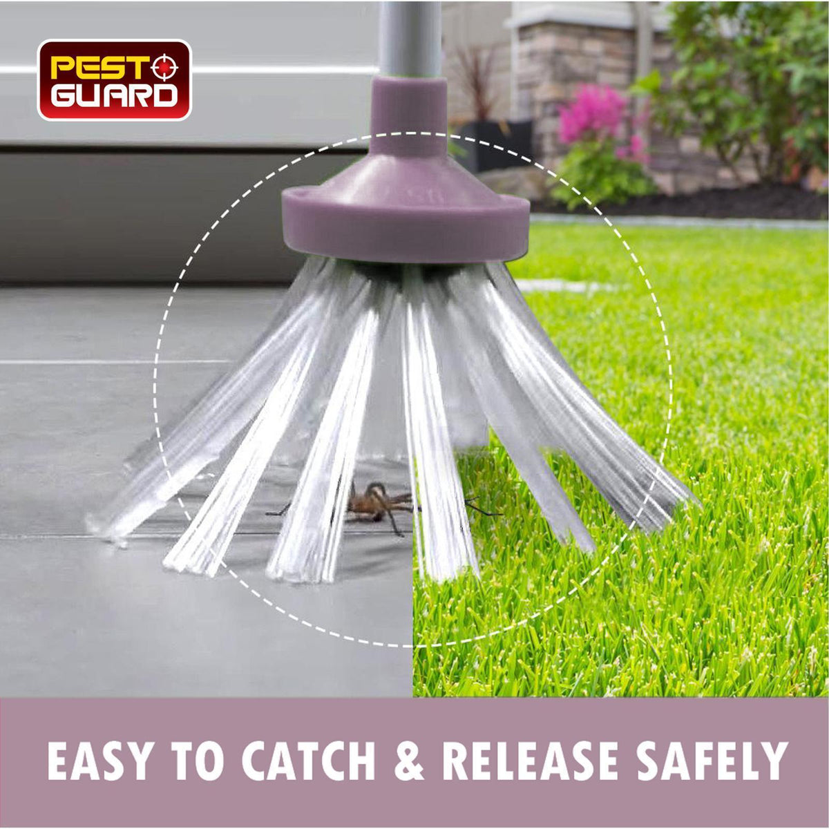Spider Catcher Pest Trap Bug Long Safe Humane Insect Bug Moth Grabber ...